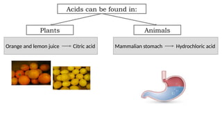Acids and alkali - year 7 - Cambridge standards | PPTX
