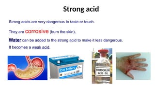 Acids and alkali - year 7 - Cambridge standards | PPTX