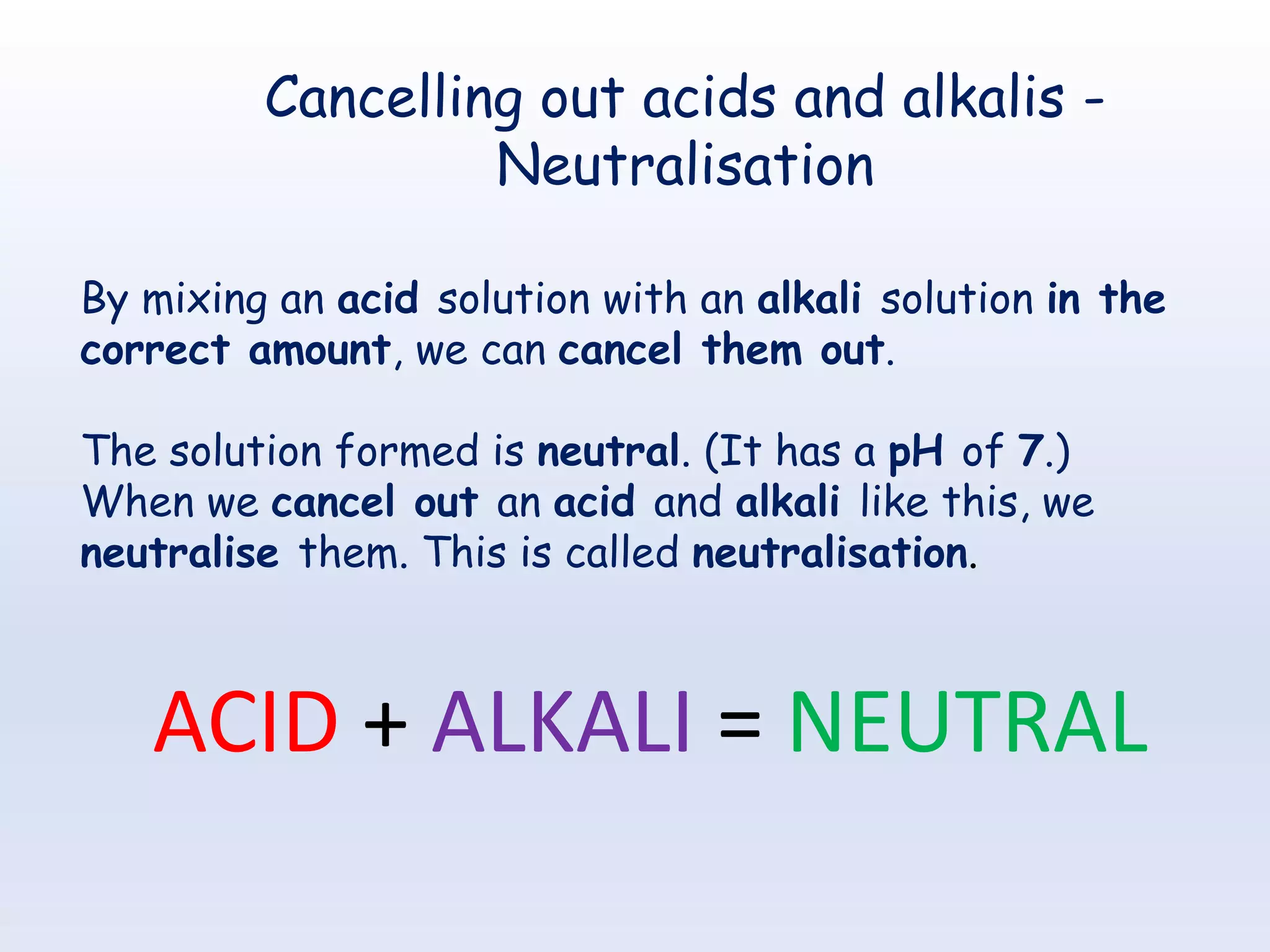 Acids and alkalis | PPT