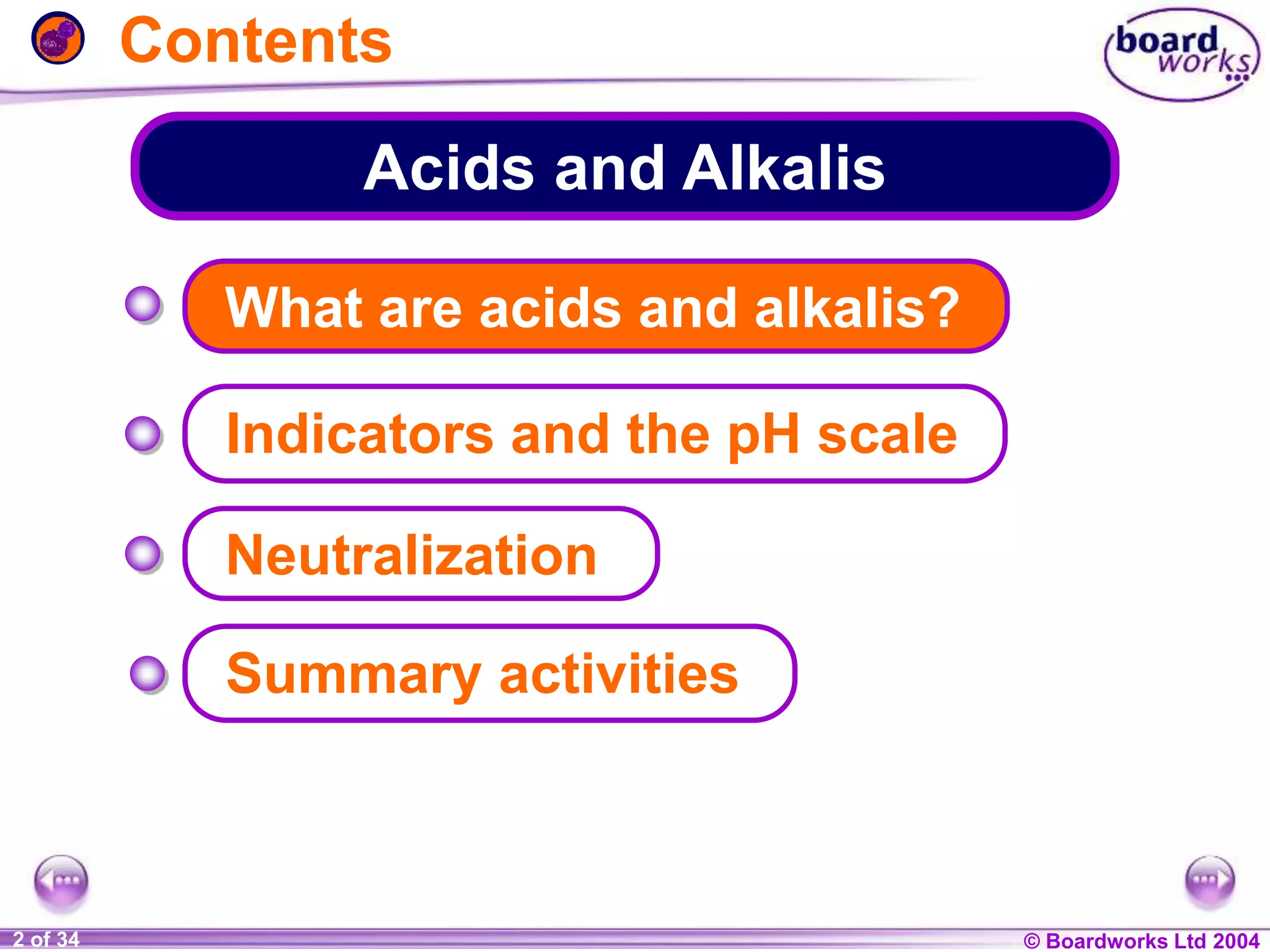 Acids and Alkalis | PPTX