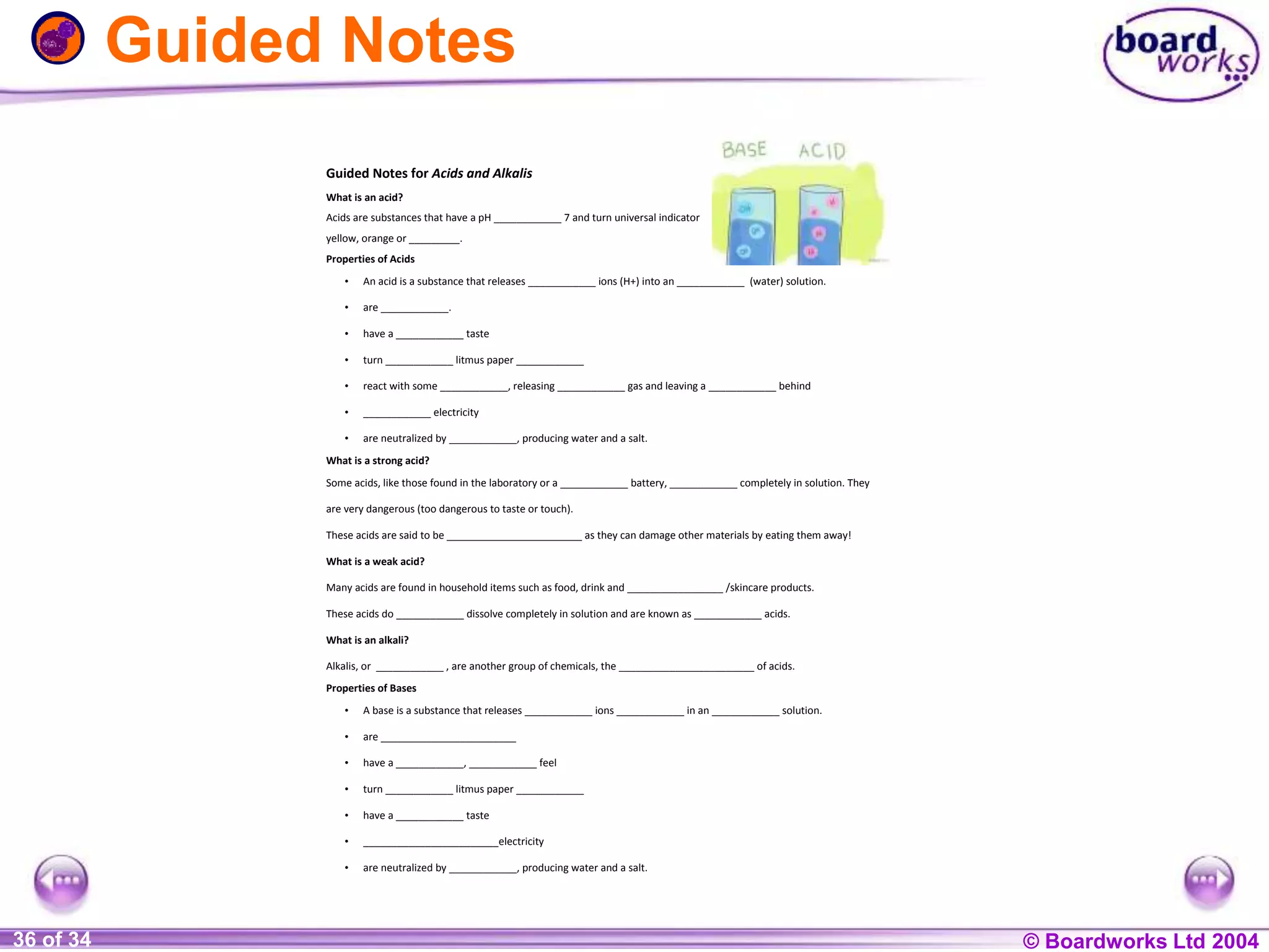 Acids and Alkalis | PPTX