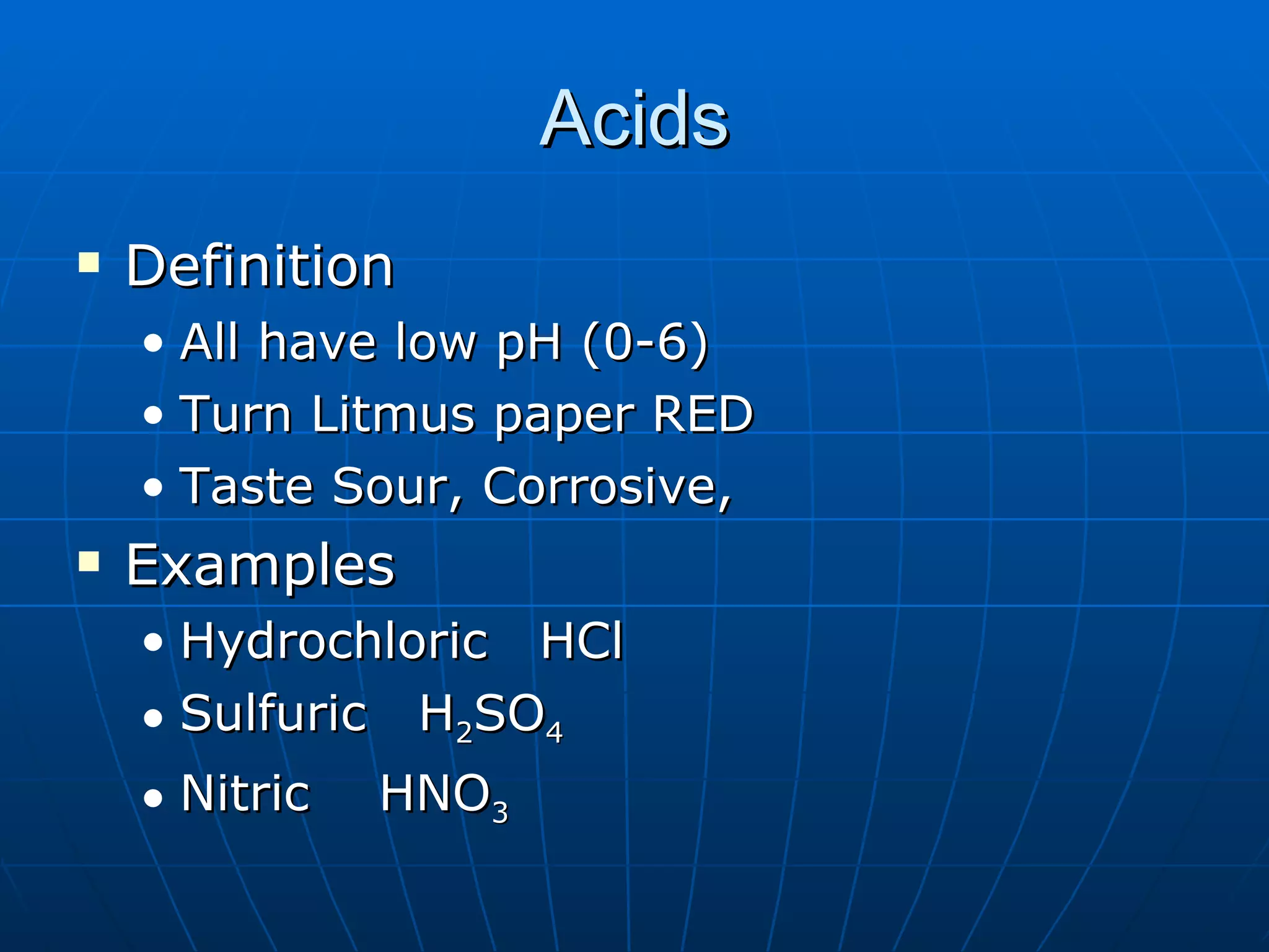Acids And Bases | PPT