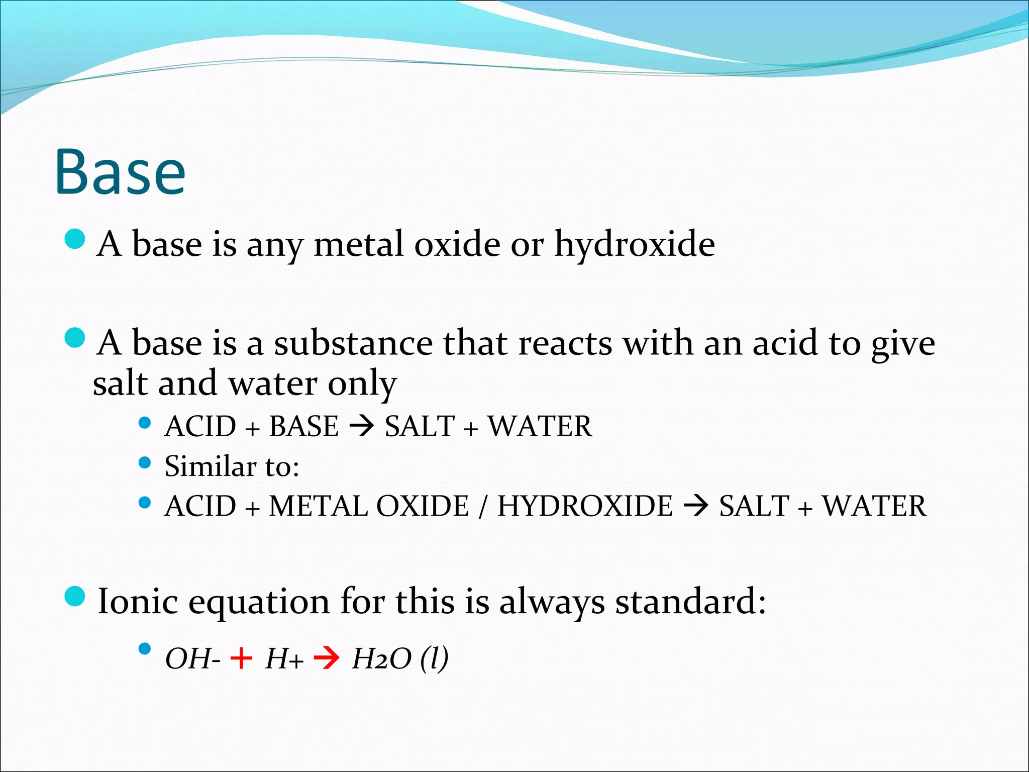 Acids and bases | PPT