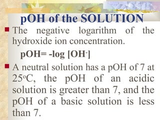 Acids and bases | PPT