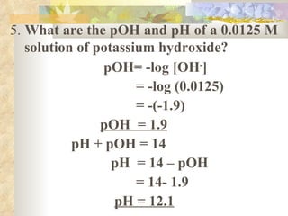 Acids and bases | PPT