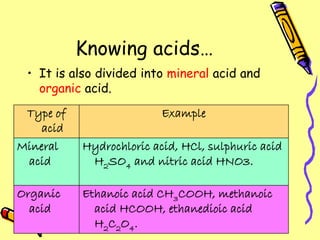 Acids and bases | PPT