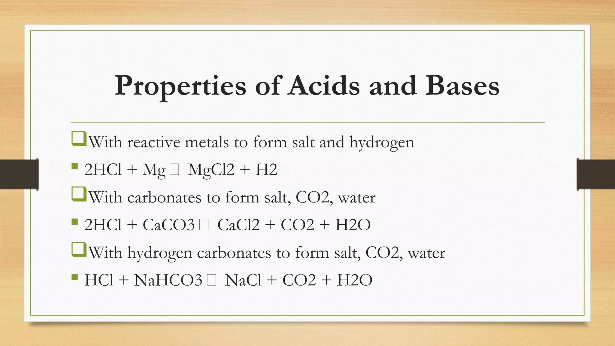 Acids and bases | PPT