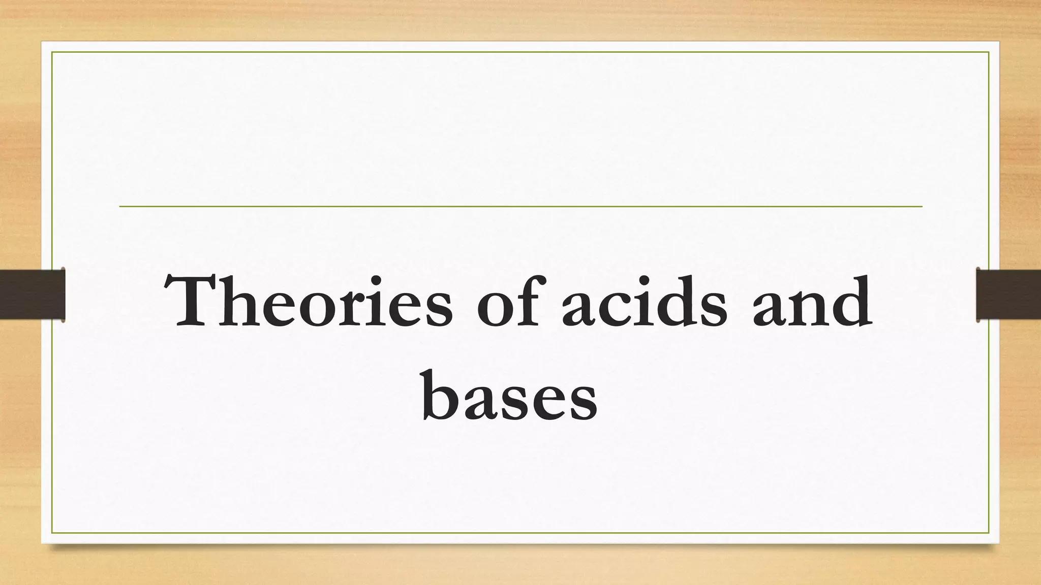 Acids and bases | PPT