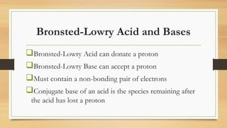 Acids and bases | PPT