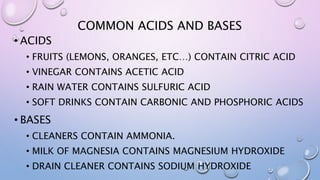 Acids and bases | PPT