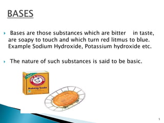 Acids and bases | PPTX