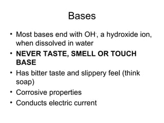 Acids and bases | PPT