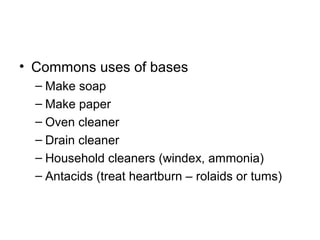 Acids and bases | PPT