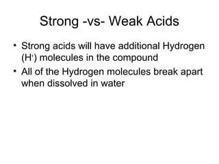 Acids and bases | PPT