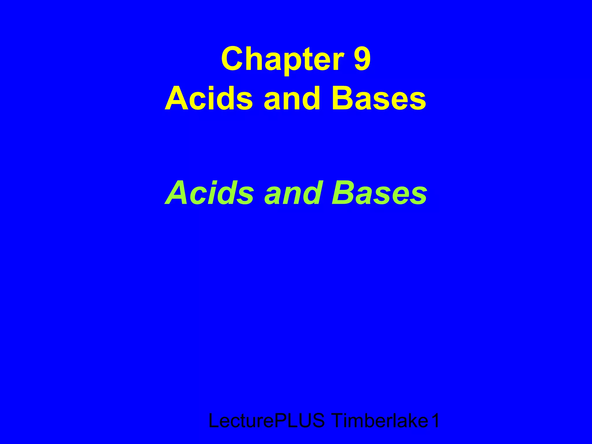 Acids and bases | PPT