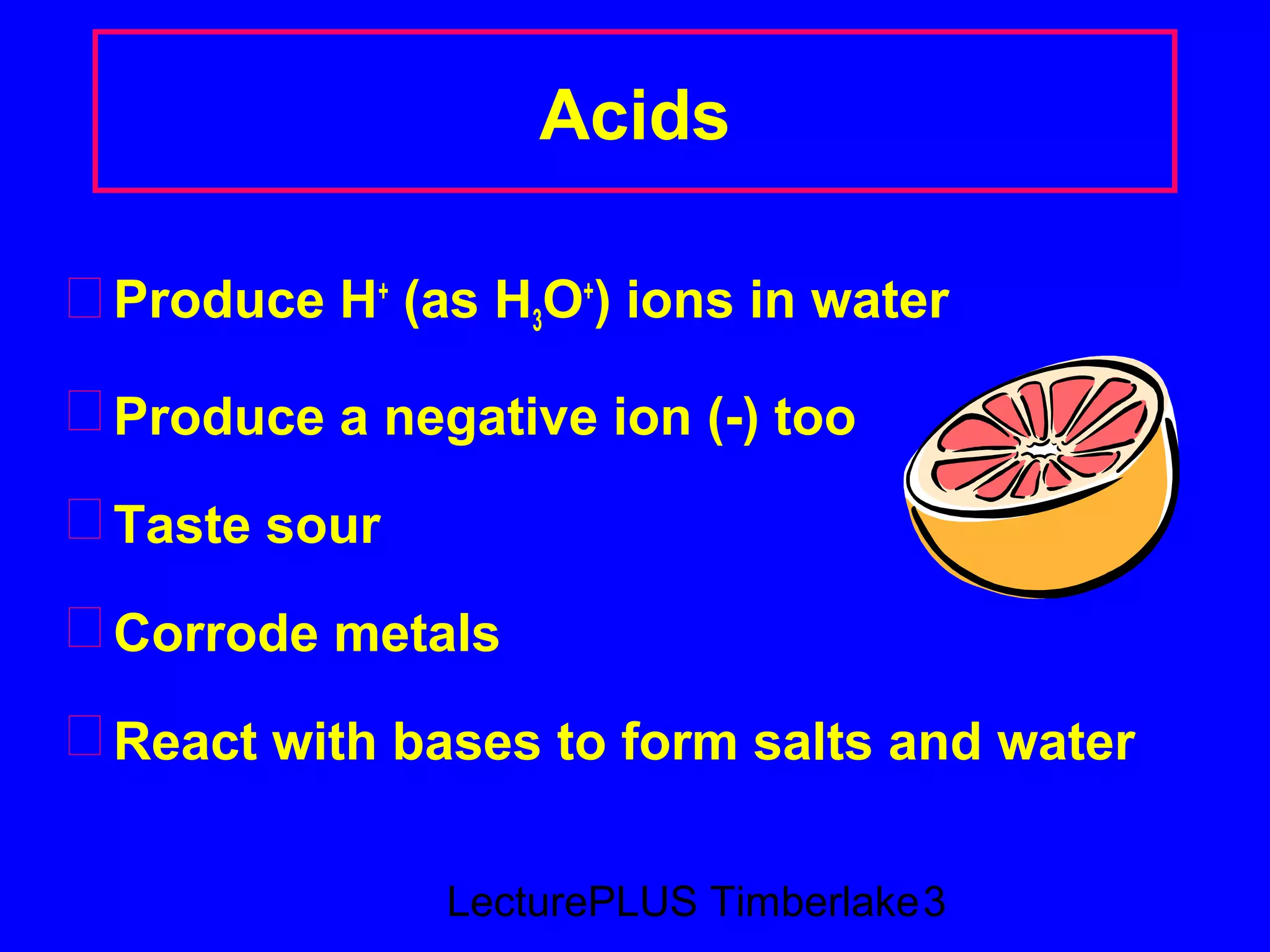 Acids and bases | PPT