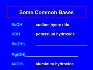Acids and bases | PPT