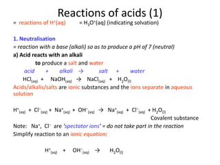 Acids and bases | PPT