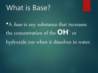 Acids, Bases, and Salts | PPTX