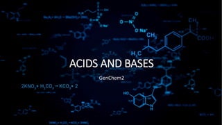 ACIDS AND BASES general chemistry senior high school.pptx | Chemistry ...
