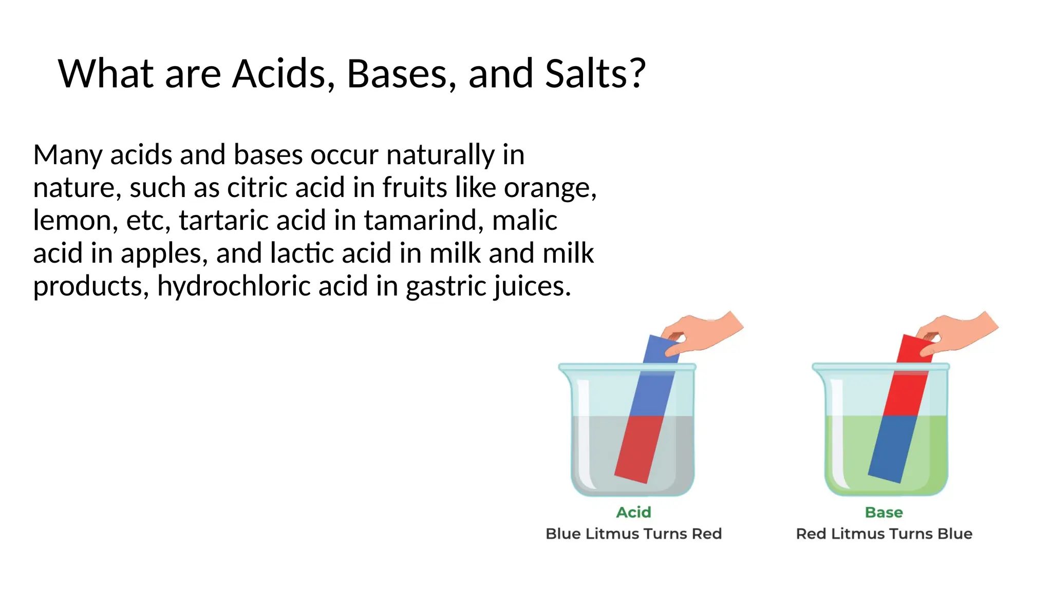 Acids and bases and their theories, pH measurement | PPT