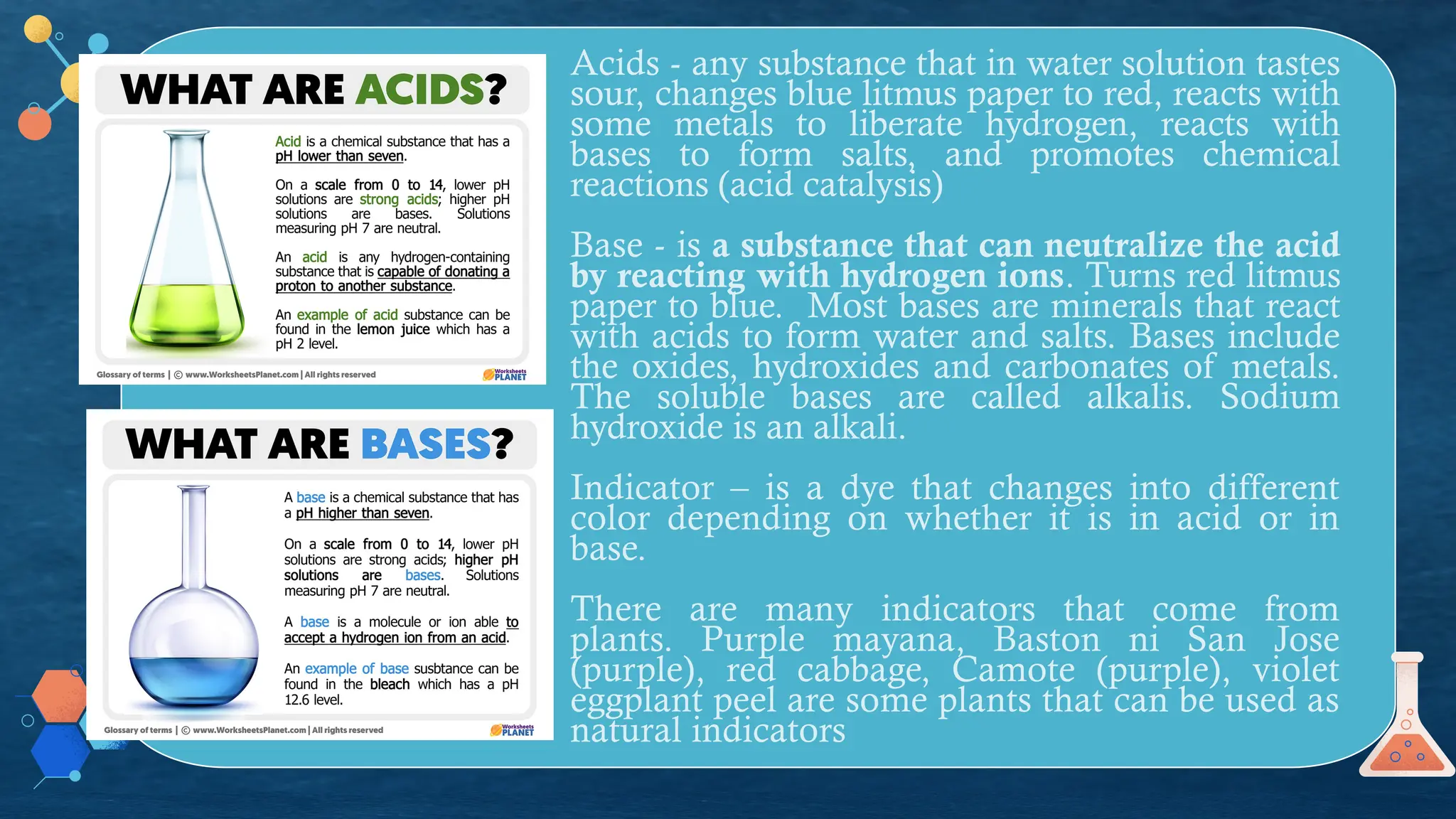 Acids and bases Examples, Properties and Differences | PPTX
