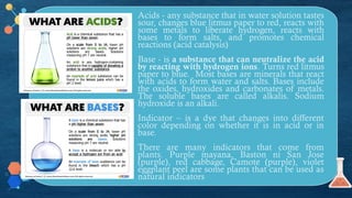 Acids and bases: Examples, Properties and Differences | PPT