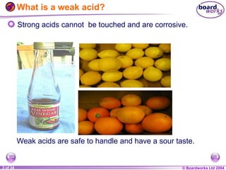 Acids and Bases and use of indicators to find the nature of substances ...