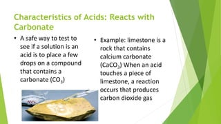ACIDS and BASES. | PPTX