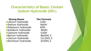 ACIDS and BASES. | PPTX