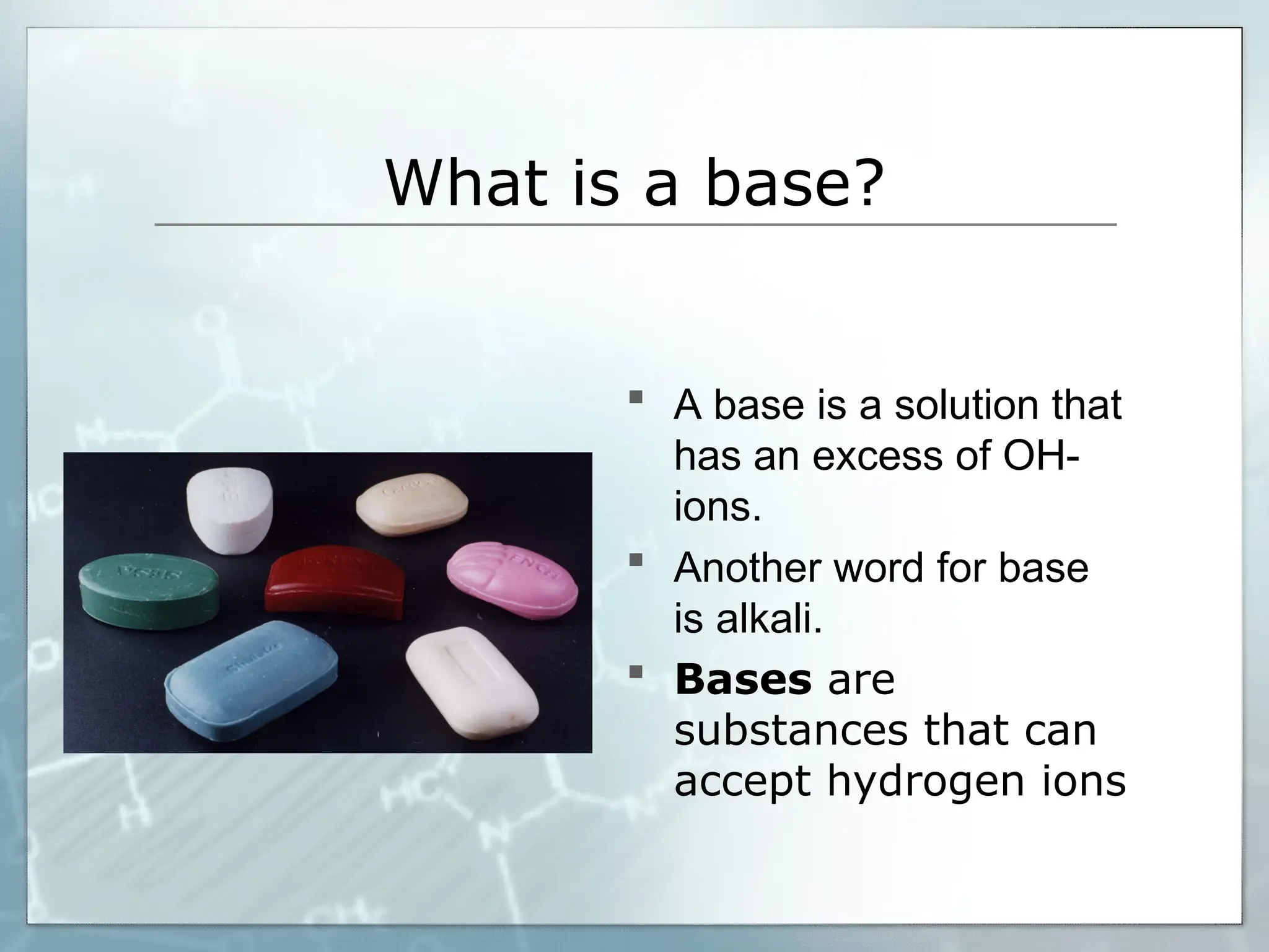 The presentation Acids and bases for 6 grade. | PPT