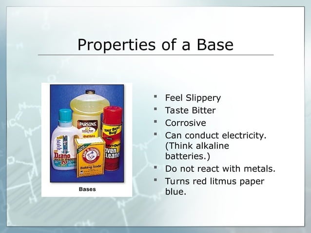 The presentation Acids and bases for 6 grade. | PPT