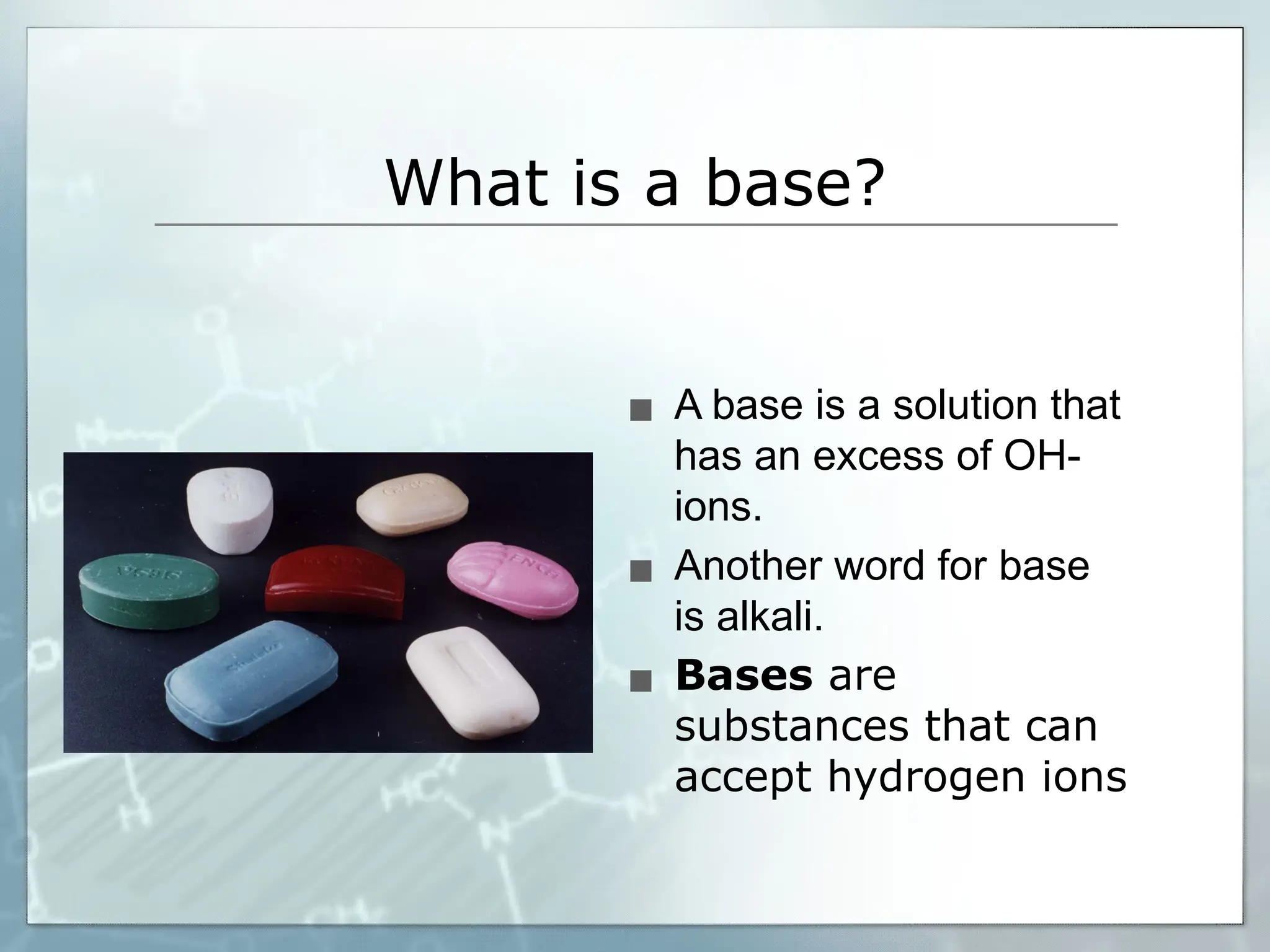 Acids and bases PowerPoint presentation doc | PPTX