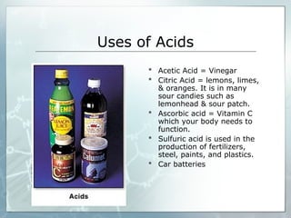 Acids and bases ppt.ppt with examplessss | PPT