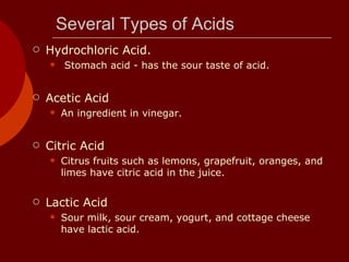 Acids and bases ppt notes | PPT