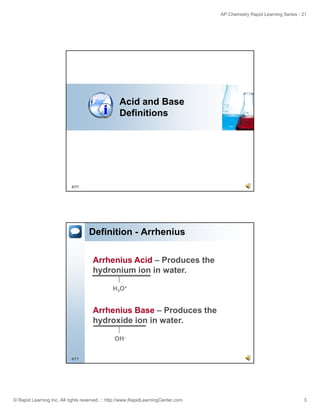 Acids andbases slides | PDF