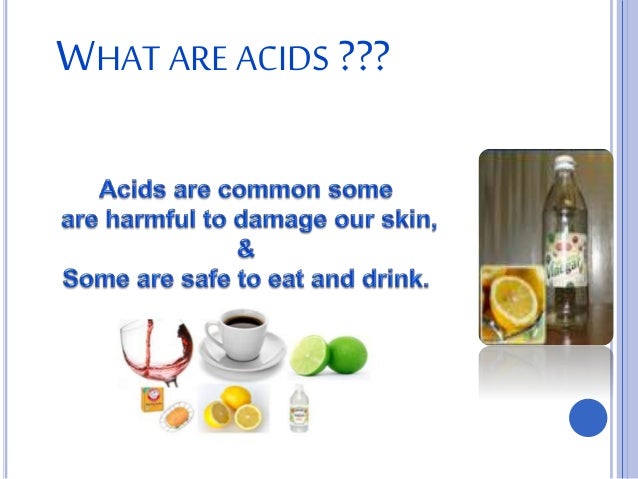 Acids and its uses