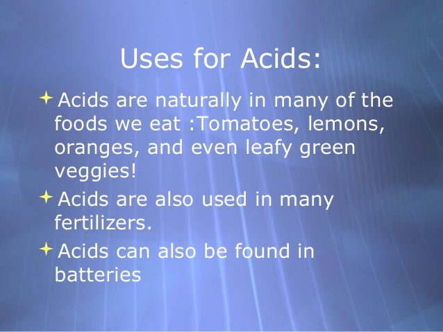 Acids bases