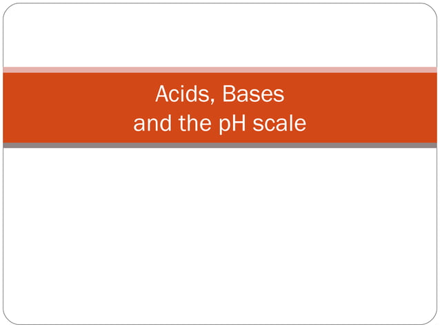 Acids bases | PPT