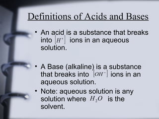 Acids & bases | PPT