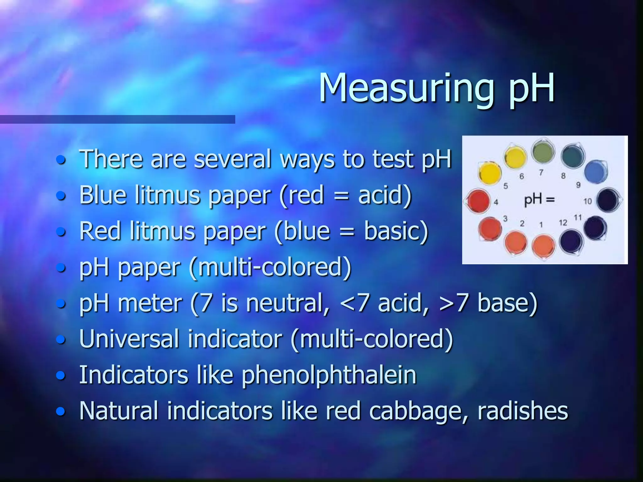 An Introduction Acids, Bases and pH | PPTX