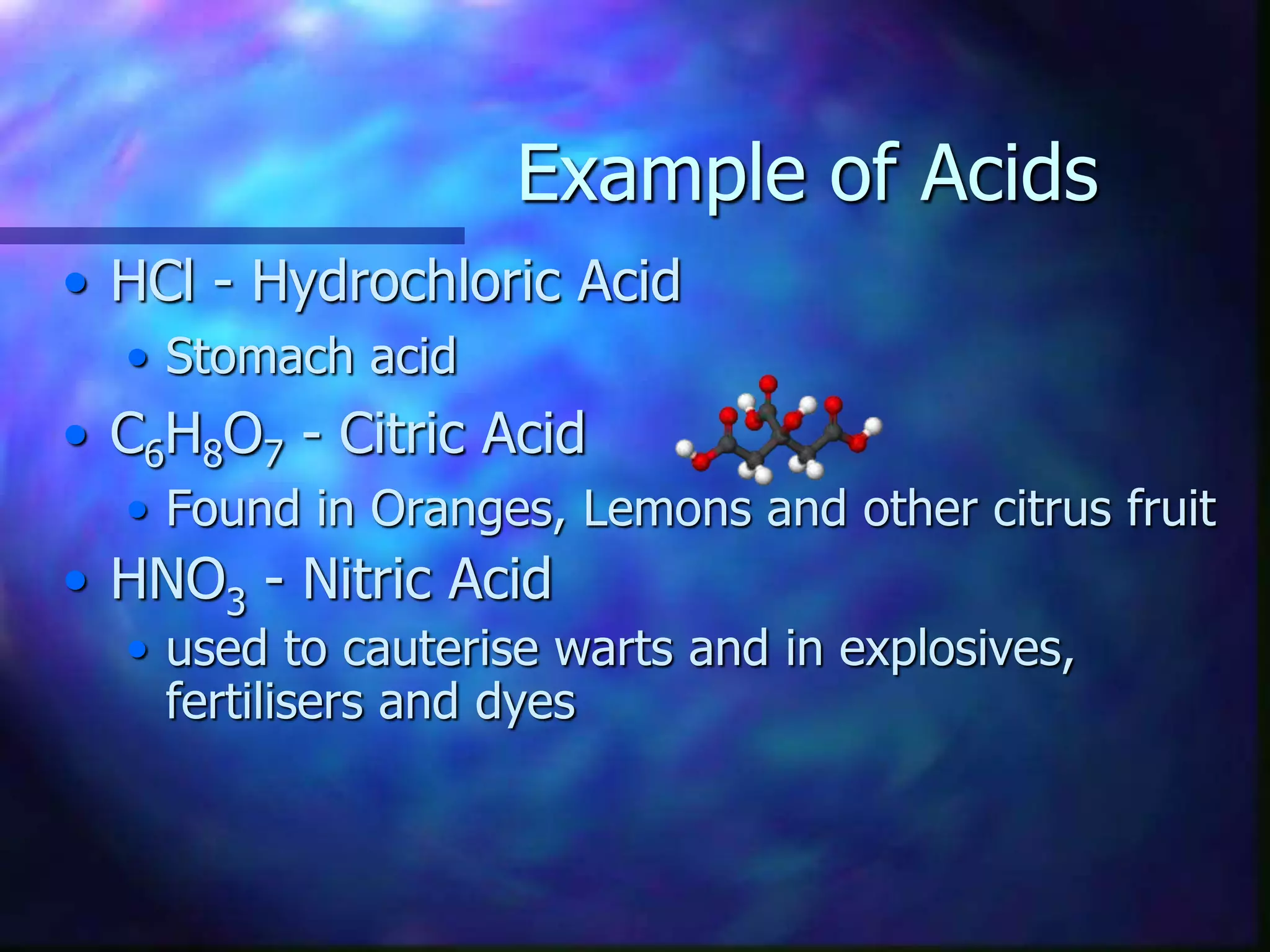 An Introduction Acids, Bases and pH | PPTX | Chemistry | Science