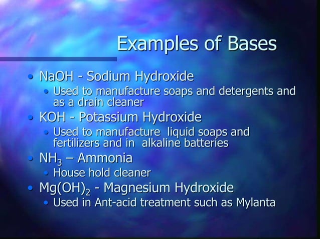 An Introduction Acids, Bases and pH | PPTX | Chemistry | Science