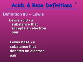 Acids bases | PPT | Free Download