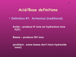 Acids bases | PPT | Free Download