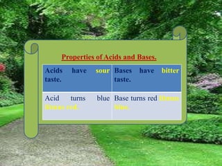 Acids and bases | PPTX
