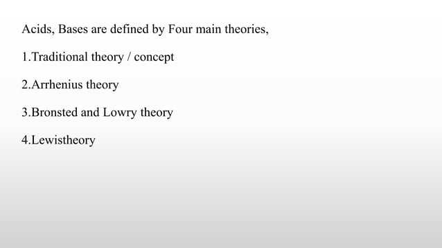 Acids, Bases And Buffers Pharmaceutical Inorganic chemistry UNIT-II (Part-I) | PPTX