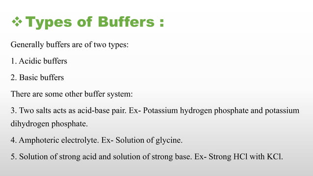Acids, Bases And Buffers Pharmaceutical Inorganic chemistry UNIT-II ...