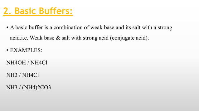 Acids, Bases And Buffers Pharmaceutical Inorganic chemistry UNIT-II ...