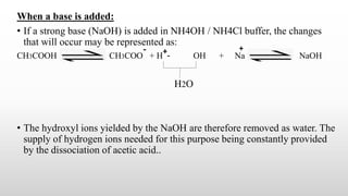 Acids, Bases And Buffers Pharmaceutical Inorganic chemistry UNIT-II ...